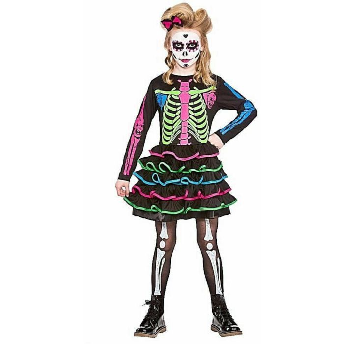 Wicked Costumes Girls Sweet Skully Chick Large