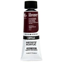 Daler Rowney Cryla Acrylic Paint 75ml Series C Quinacridone Deep Purple