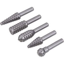 BlueSpot Rotary Rasp Bit Set 5pc