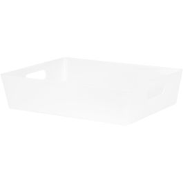 WHAM Studio Basket Rectangular 6L Ice White