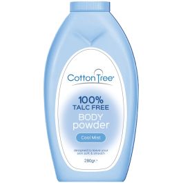 Cotton Tree 100% Talc Free Body Powder Cool Mist
