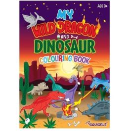 Martello Squiggle My Wild Dragon & Dinosaur Colouring Book